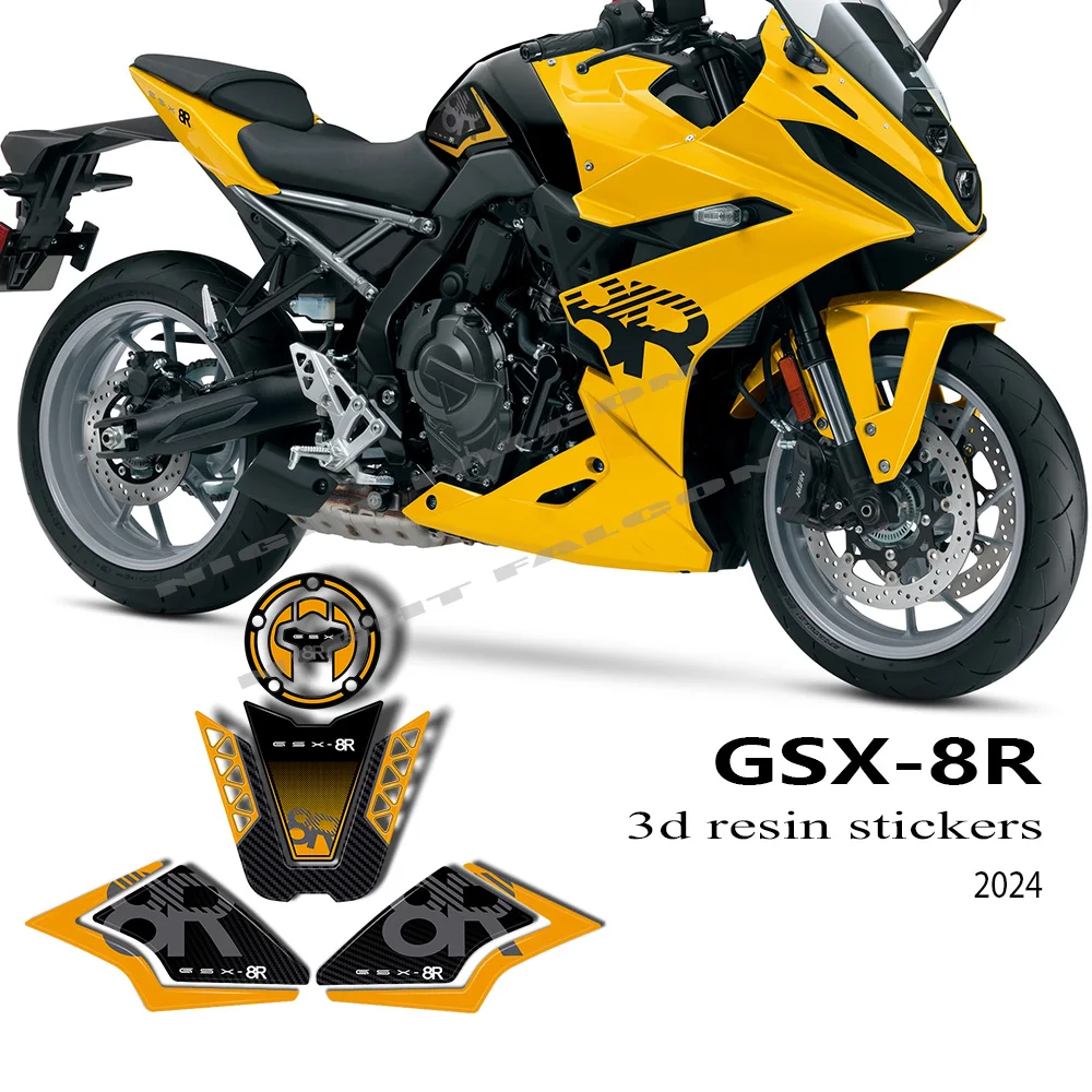 GSX-8R-2024-Accessories-3D-Epoxy-Resin-Sticker-Protection-Decal-Tank ...