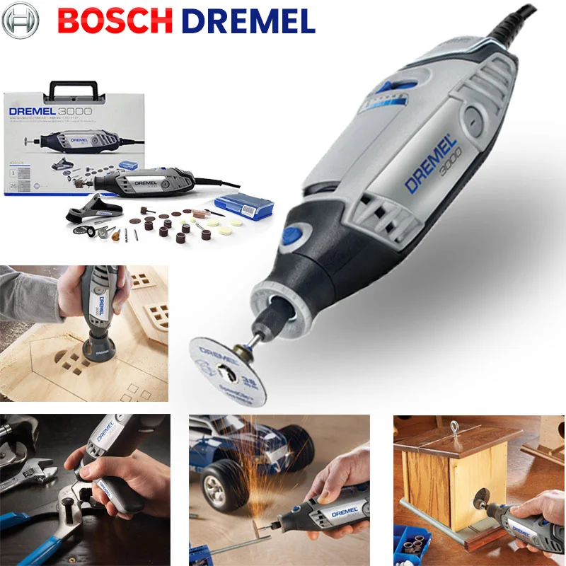Dremel-3000-Rotary-Tools-Kit-Mini-Electric-Drill-Grinder-Engraver-Pen ...