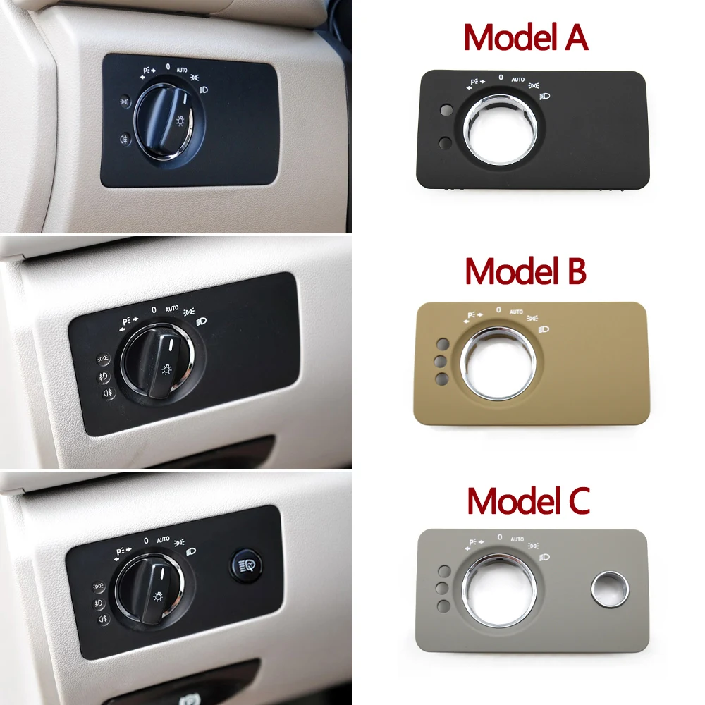 W251 LHD Car Front Dashboard Headlight Lamp Switch Cover Trim For ...