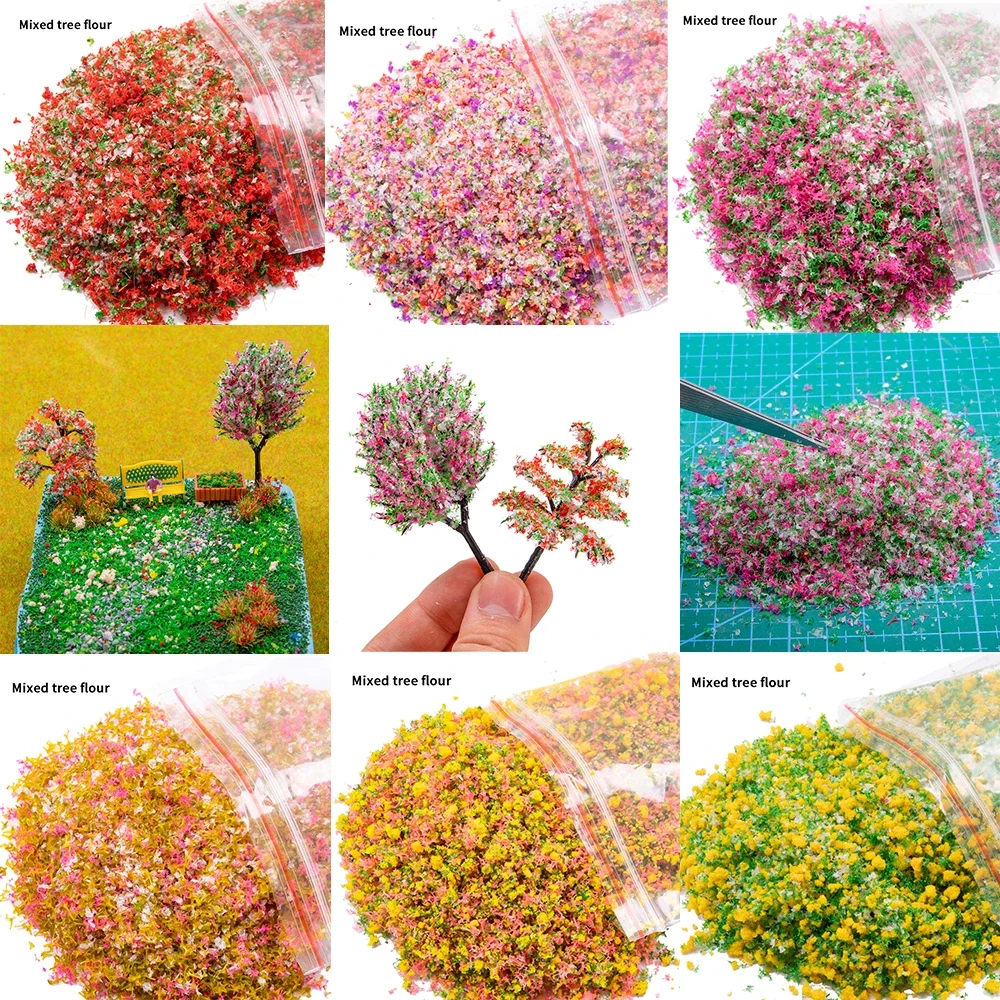 30G DIY Model Train Grass Railway Tree Foliage leaves For Ho scale ...