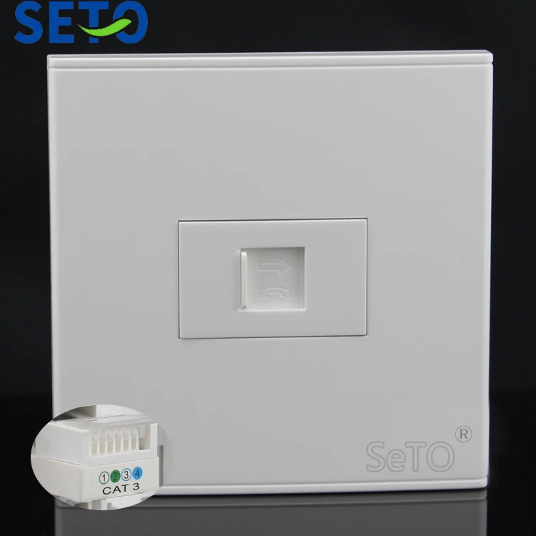 SeTo-86-Type-RJ11-Cat3-Telephone-Panel-Outlet-Wall-Plate-Socket ...