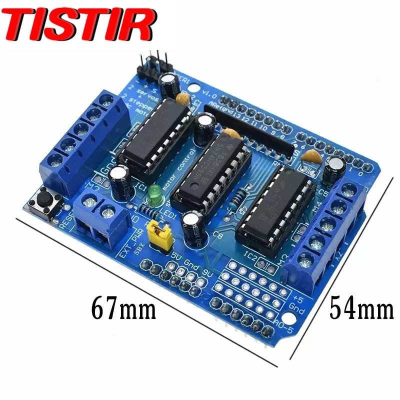 L293D Stepper Motor Driver Board Controle Escudo Módulo Motor Drive ...
