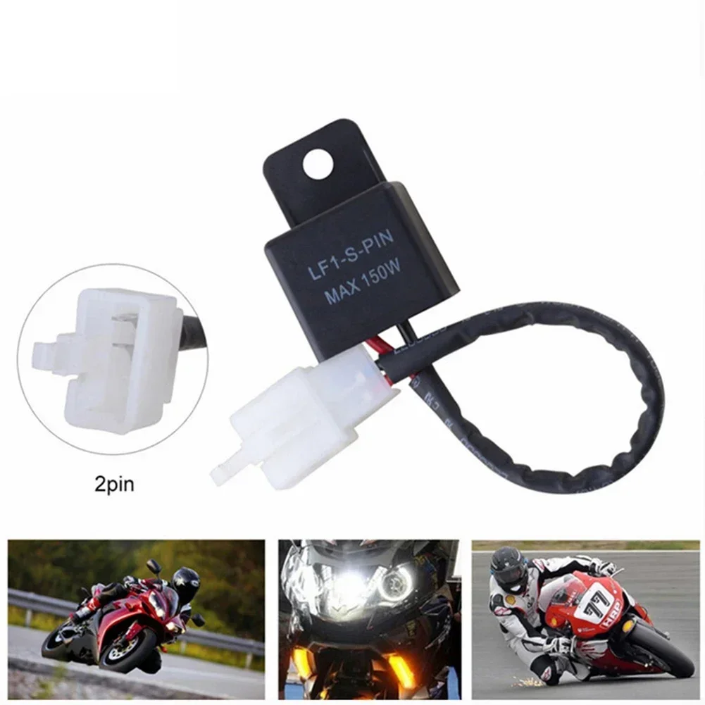 Motorcycle LED Turn Signal 2-pin Led Flasher Relay Suitable for Honda ...