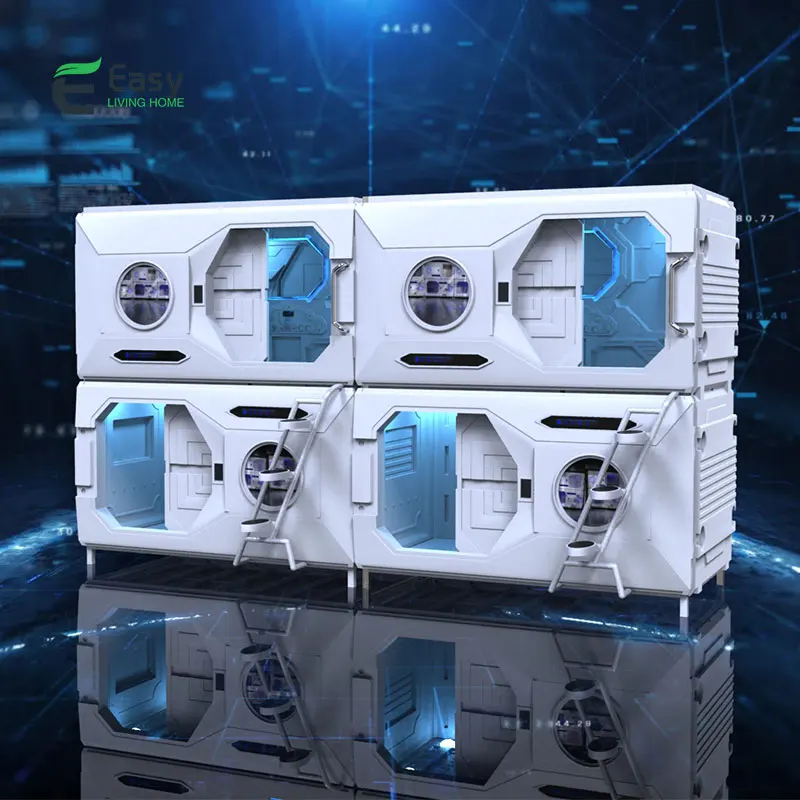 Customized Hot Sale Space Capsule Hotel Furniture Bunk Bed Sleeping ...
