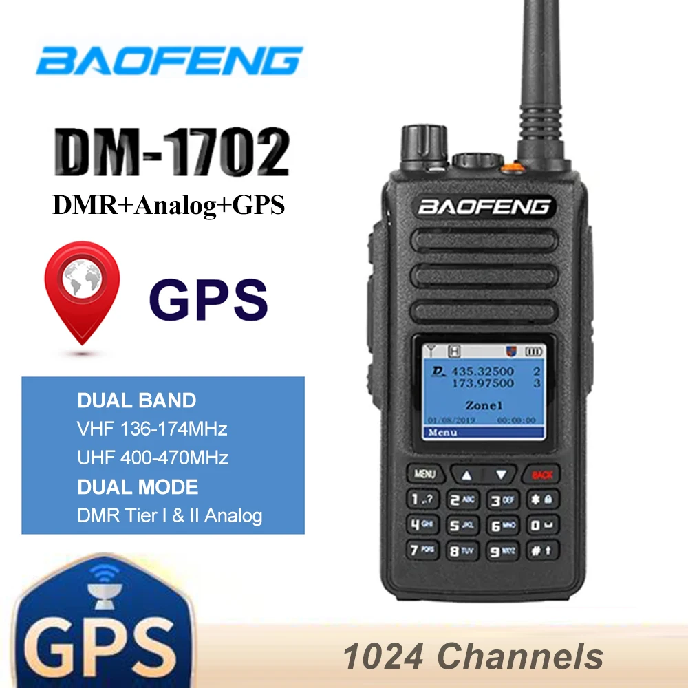 Baofeng-DM-1702-with-GPS-DMR-Digital-Radio-Dual-Time-Slot-Walkie-Talkie ...