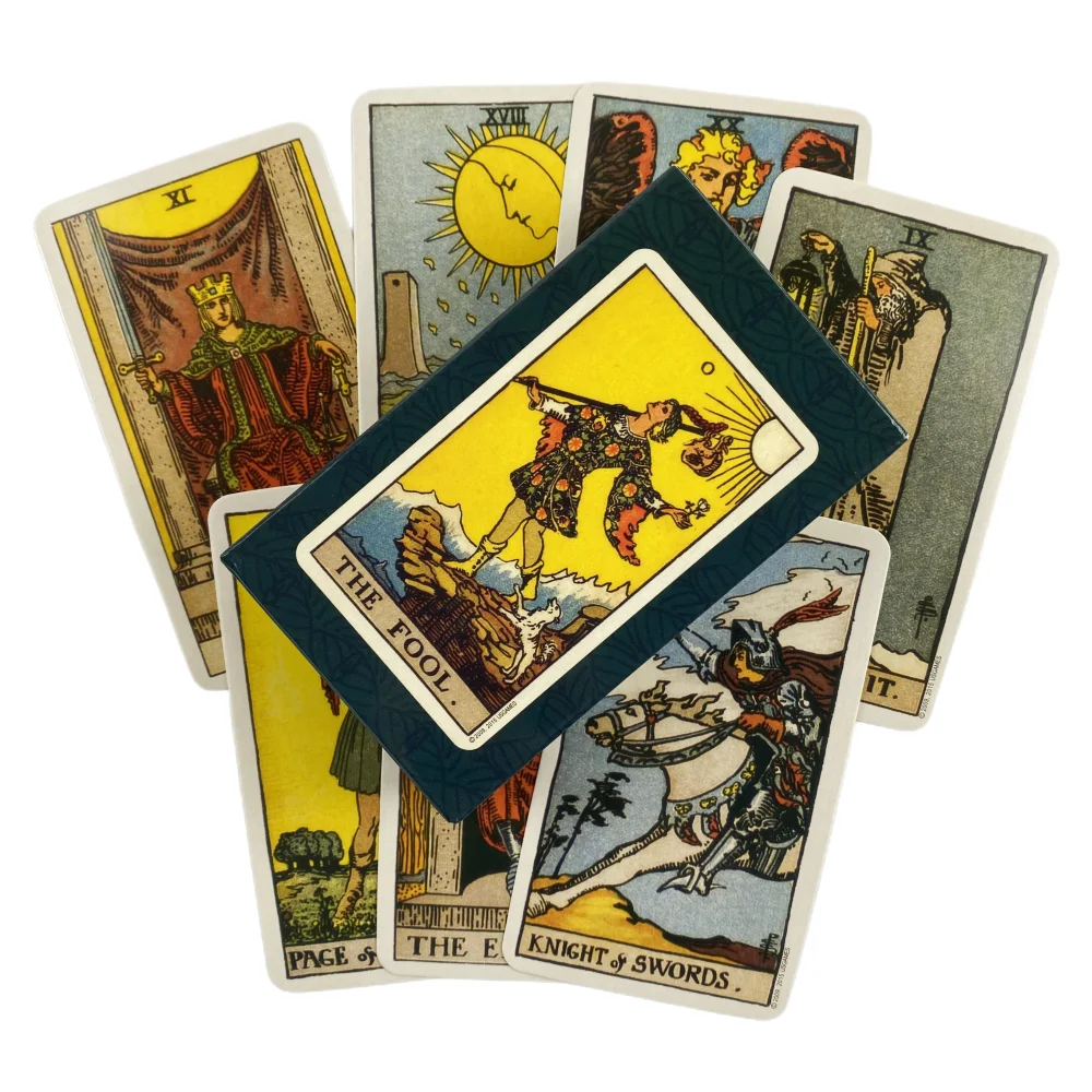 Green-Rider-Tarot-Cards-Divination-Deck-English-Versions-Edition-Oracle ...