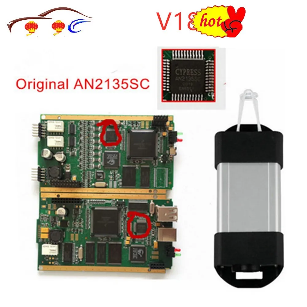 Interfaz de diagnóstico V213 CAN Clip para Renault, con Chip completo ...