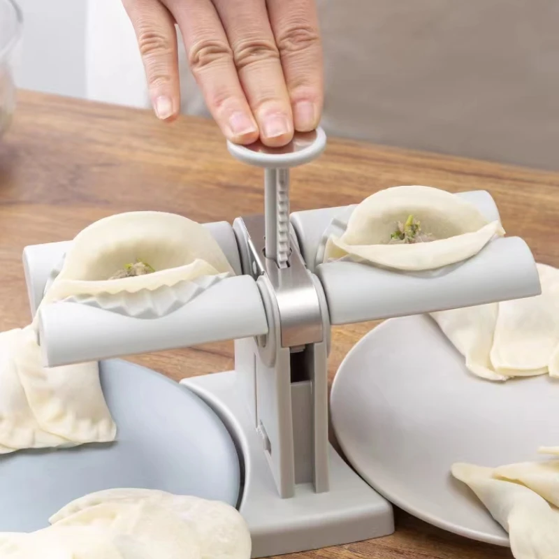 Dumpling Mould Lazy Must Ravioli Making Mold Double Head Dumpling Mould ...