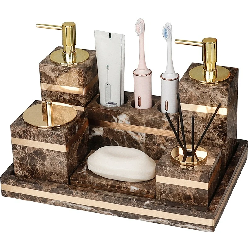 Marble-Light-Luxury-Bathroom-Wash-Set-Tray-Hotel-Bathroom-Bathroom-Hand ...