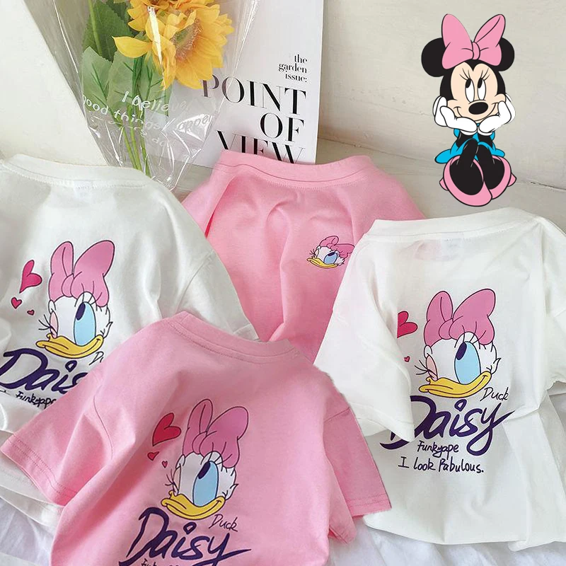 Disney-Mickey-Minnie-Clothes-Shorts-For-Kids-Baby-Girls-T-shirt-Cartoon ...