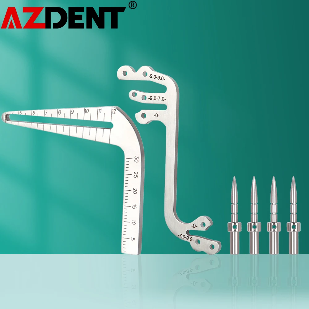 Dental Implant Guide Set Oral Planting Locator Positioning Guide Ruler ...