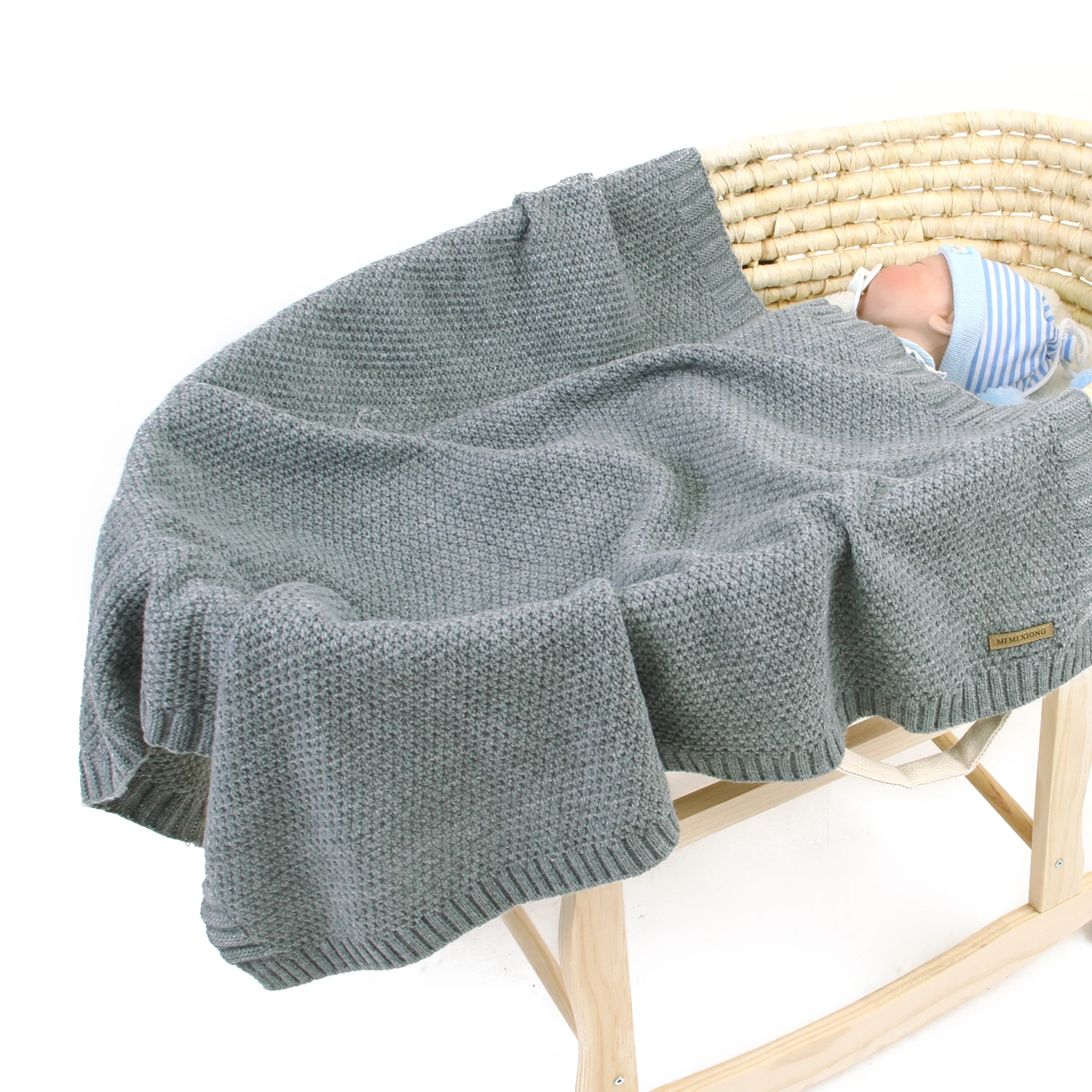 Baby-Blankets-Knitted-Newborn-Swaddle-Wrap-Soft-Toddler-Sofa-Crib-Quilt ...