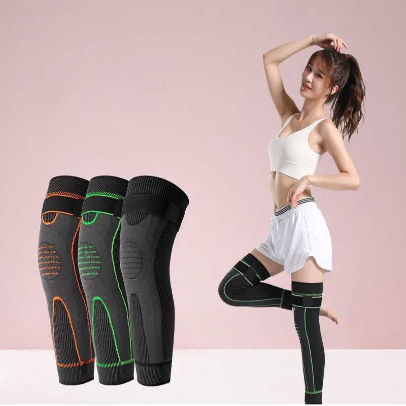 BraceTop-Long-Compression-Leg-Sleeves-Bandage-Protect-Sports-Lengthen ...