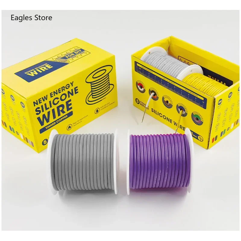 Soft-Silicone-Tinned-Copper-Insulator-30-28-26-24-22-20-18-16AWG-Heat ...