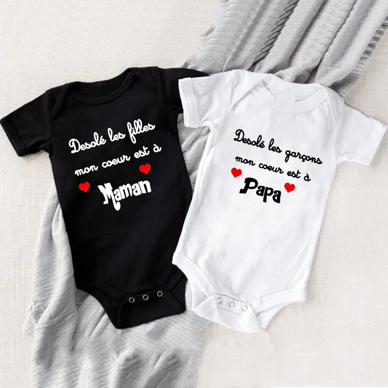 Scusa-Ragazze-Ragazzi-Il-mio-cuore-mamma-o-pap-Tute-per-neonati-Vestiti ...