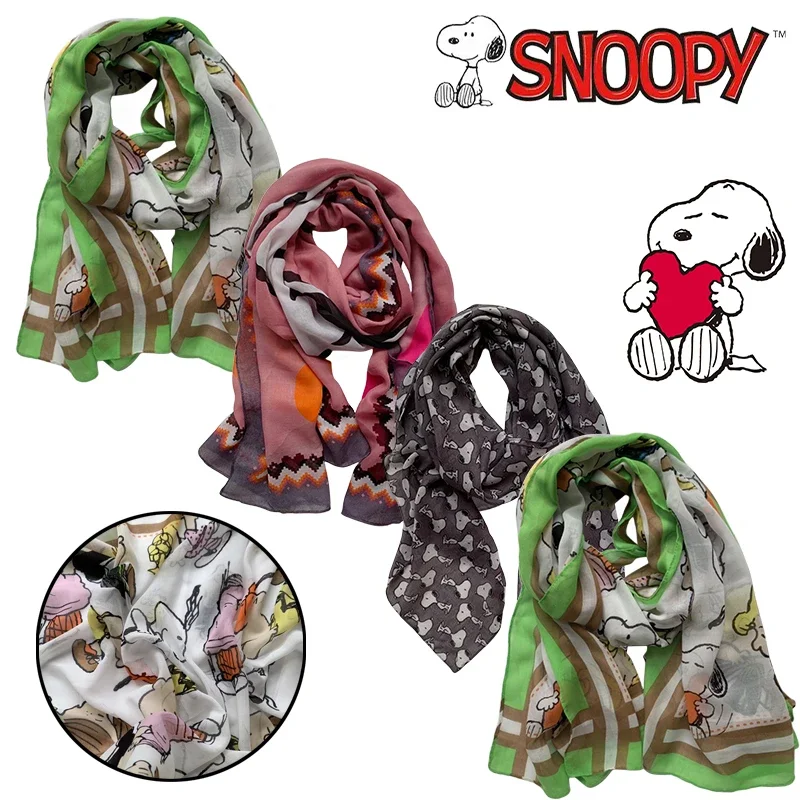 Snoopy-Cartoon-Women-Scarf-Anime-Figure-Woodstock-Fashion-Boys-Girls ...