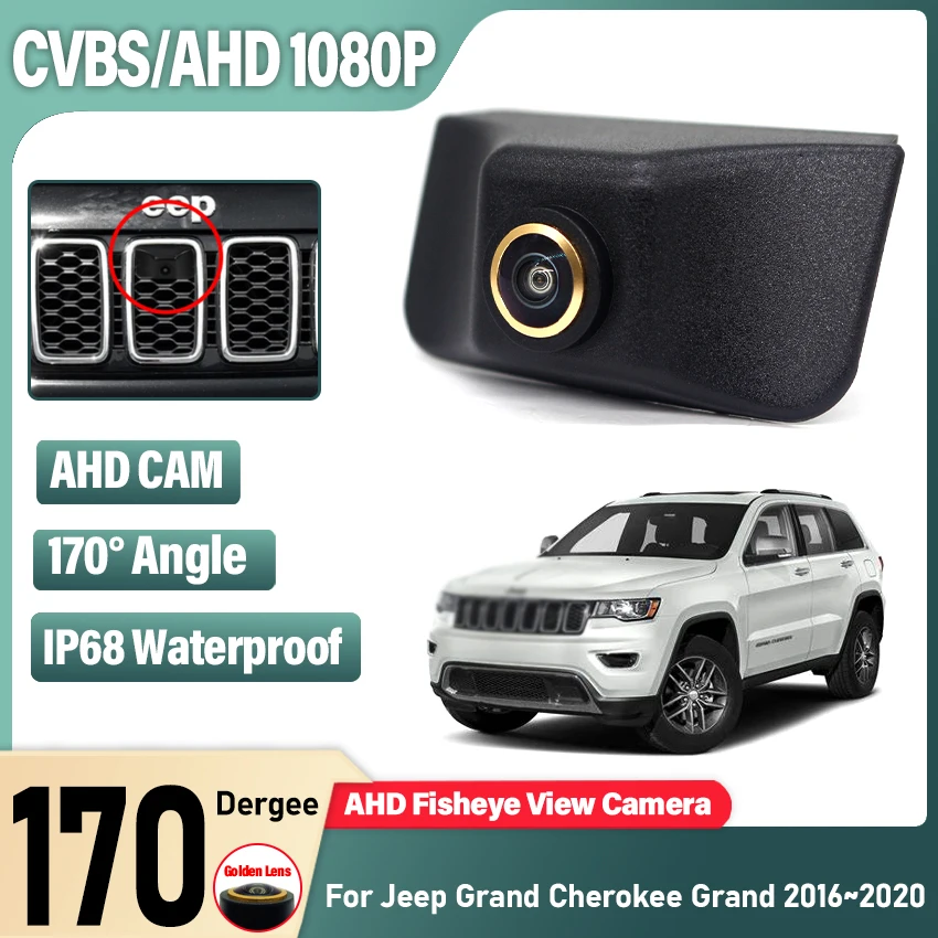 Car Front View Camera For Jeep Grand Cherokee Grand 2016 2017 2018 2019 ...
