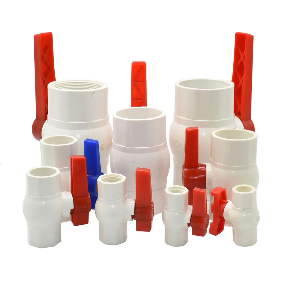 20-25-32-40-50-63-75mm-Plastic-PVC-Tube-Tap-Water-Connector-Ball-Valve ...