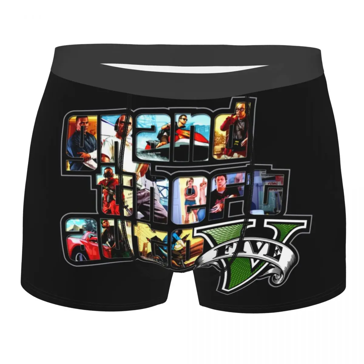 Custom-Grand-Theft-Auto-Boxers-Shorts-Mens-GTA-Adventure-Game-Briefs ...