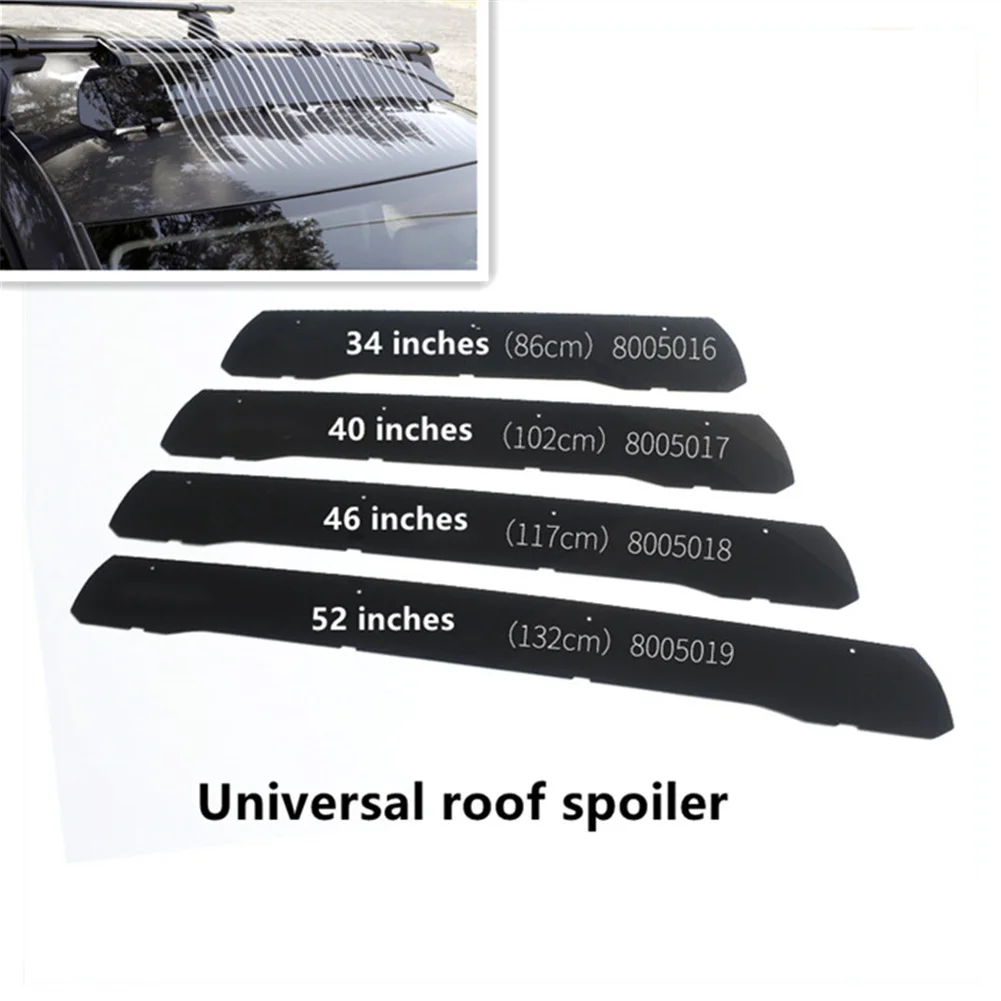 Universal Car Top Roof Rack Air Deflector Kit 34inch Wind Fairing Car ...