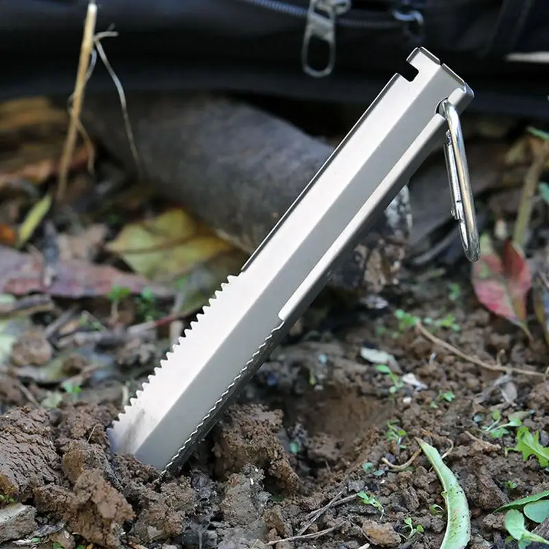 Hand-Shovel-Titanium-Serrated-Edge-Rustproof-Digging-Shovel-For ...