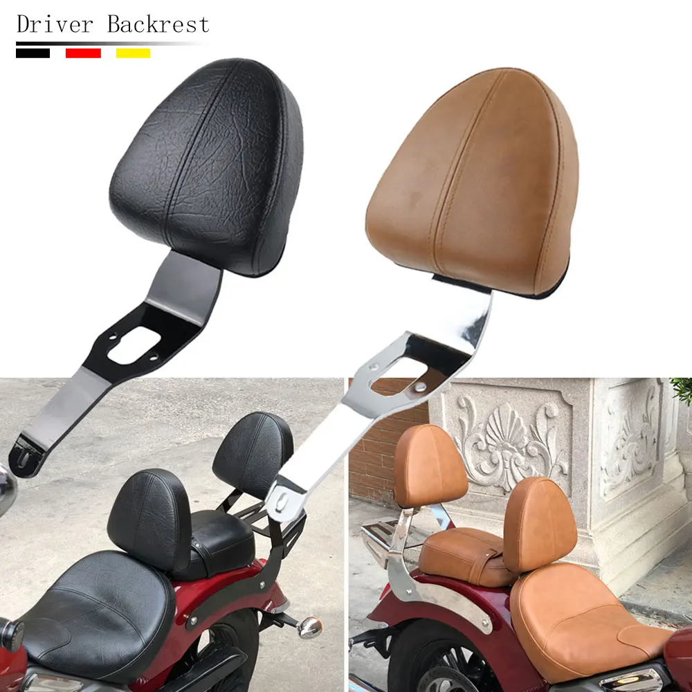 Motorcycle-Fit-Scout-Driver-Backrest-Rider-Seat-Back-Cushion-Support ...
