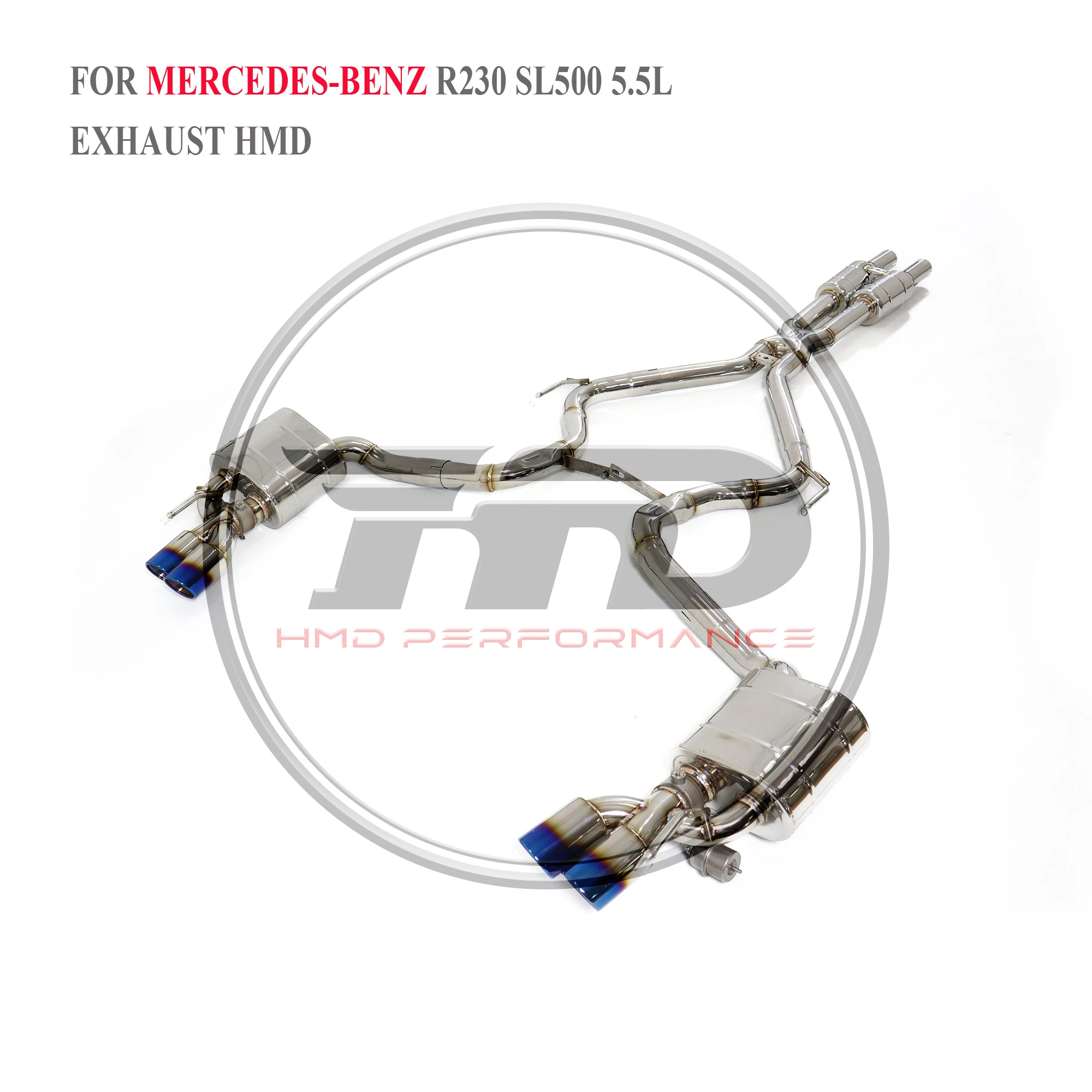 HMD-Stainless-Steel-Exhaust-System-Performance-Catback-for-Mercedes ...