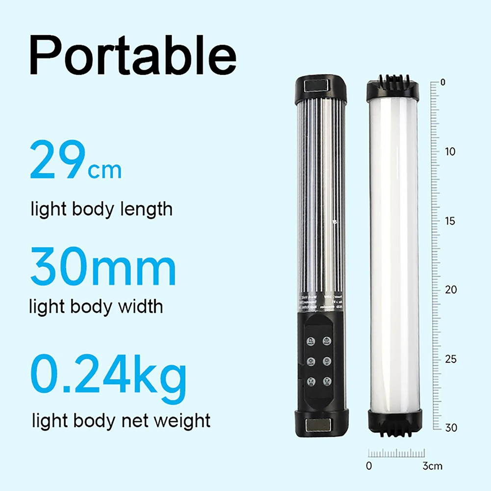 Dimmable-Camera-Light-Tube-Stick-Lamp-RGB-Video-Wand-Stick-Ilumina-o ...