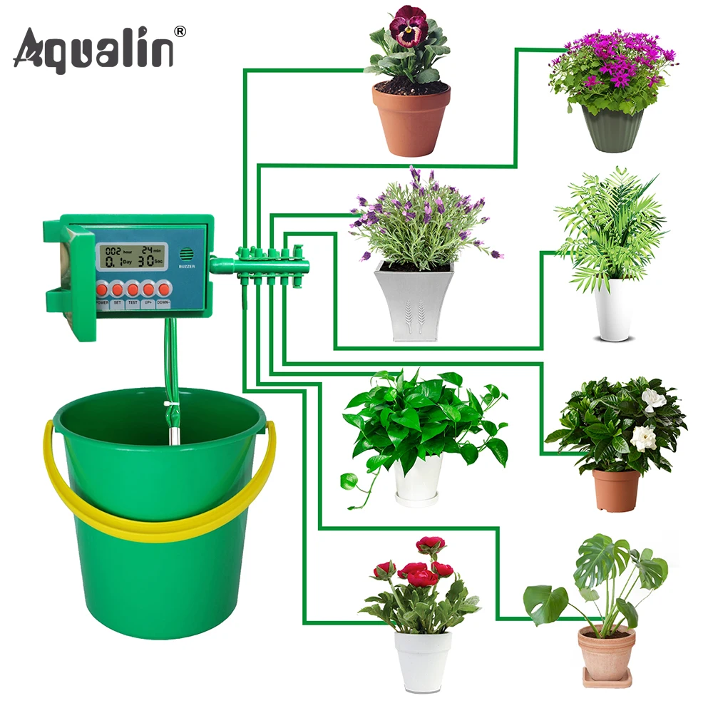 Automatic Micro Home Drip Irrigation Watering Kits System Sprinkler ...
