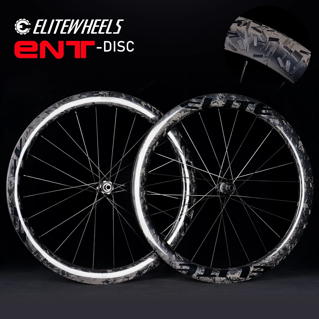 ELITEWHEELS-Forged-Pattern-Road-Disc-Carbon-Wheelset-38-50-60-Tubeless ...