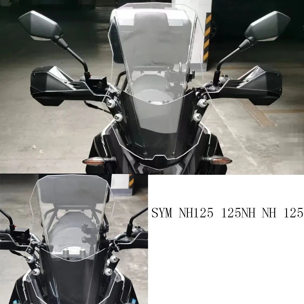 NEW-FOR-SYM-NH125-MOTORCYCLE-ACCESSORIES-WINDSHIELD-FOR-SYM-NH125-125NH-NH-125.jpg