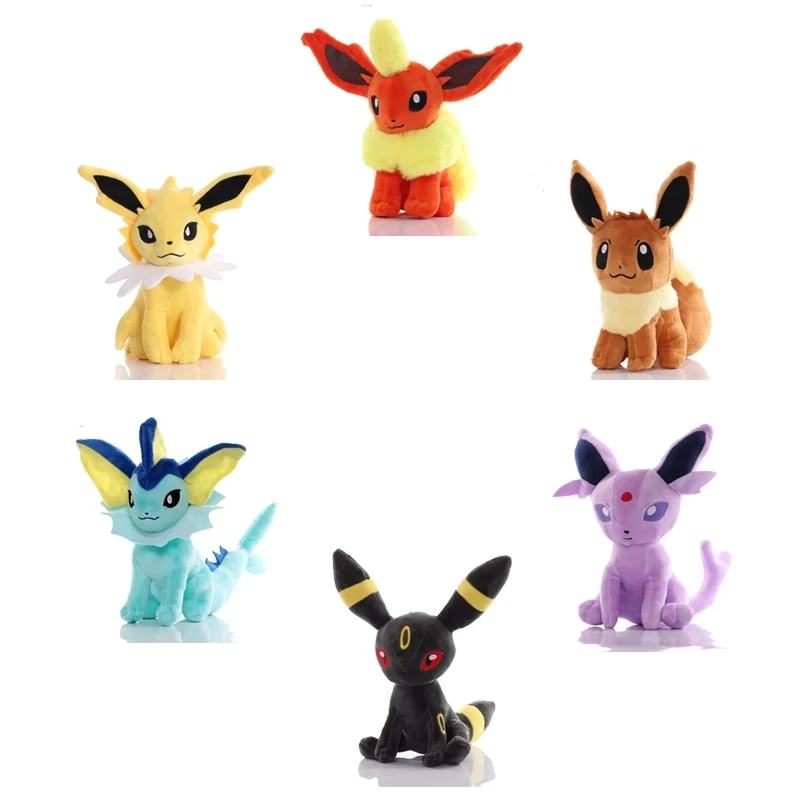 Pok-mon-Eevee-Plush-Toy-Set-para-Crian-as-Boneca-De-Pel-cia-Flareon ...