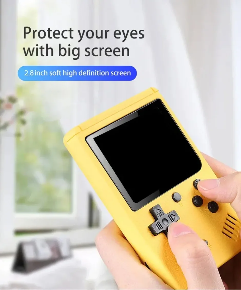 Retro Portable Mini Handheld Video Game Console 3.0 Inch Color LCD Kids ...