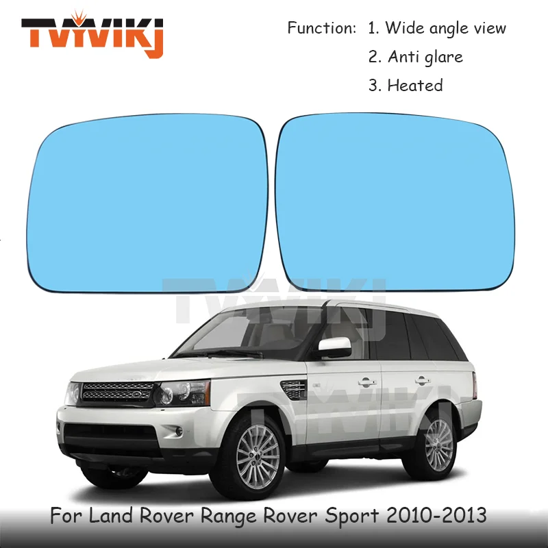 1-pair-2PCS-Heated-Side-Rearview-Mirror-Blue-Glass-Lens-For-Land-Rover ...