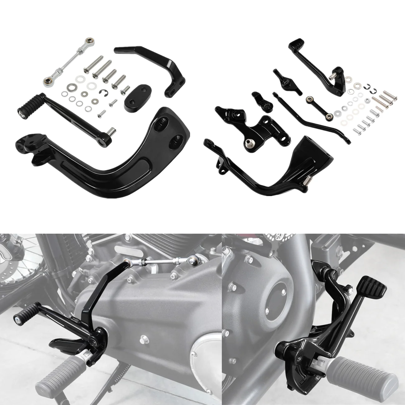 Mid-Controls-Brake-Shift-Side-For-Harley-Sport-Glide-FLSB-2018-2021-Fat ...