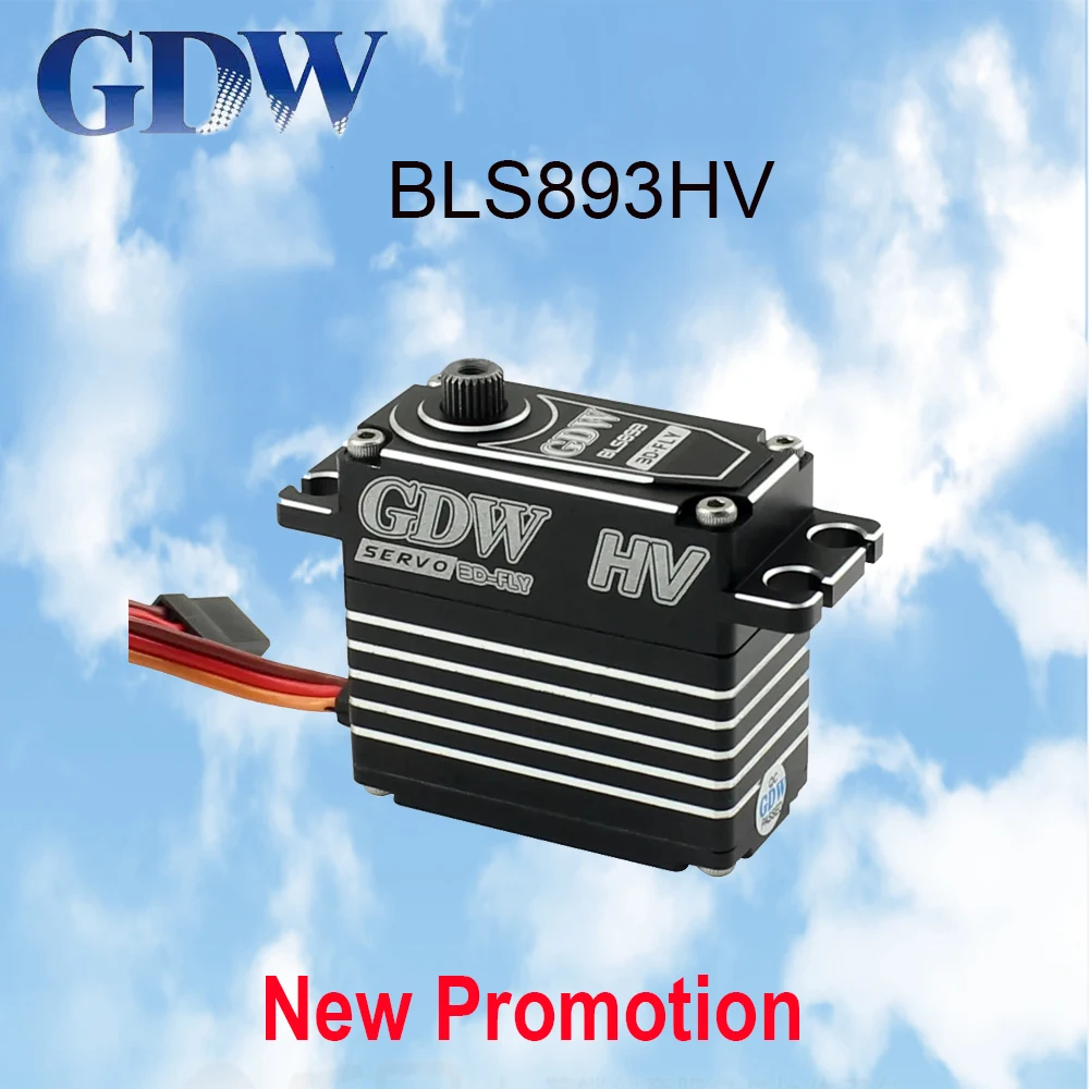GDW-BLS893HV-All-Metal-Shell-Steering-Gear-38kg-Big-Torque-HV-Standard ...