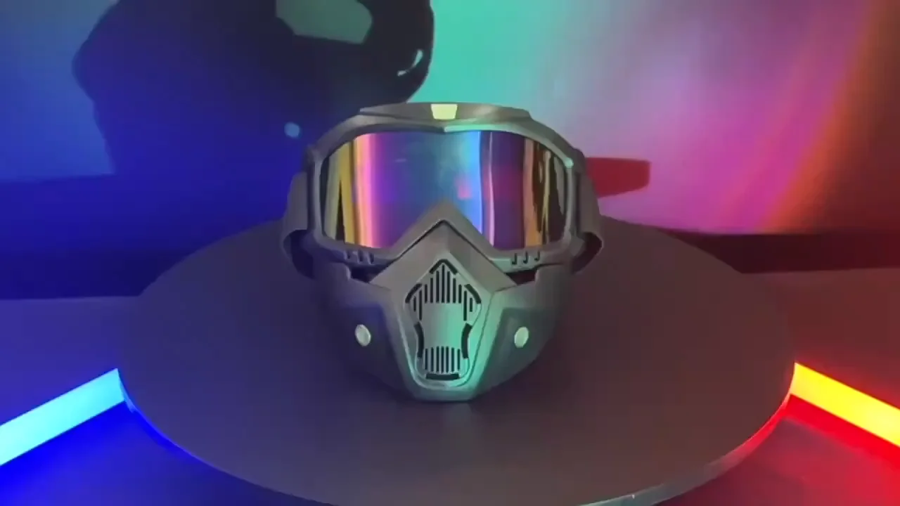 The Face Helmet Mask for Bike Riders offers anti-dust protection and a ...