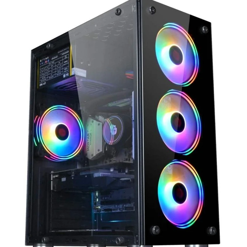 Computer-Casing-Pc-Tempered-Glass-Computer-Gaming-Casing-Type-Computer ...