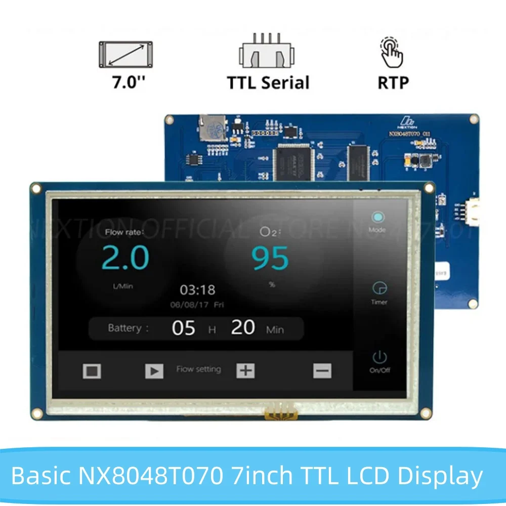 Nextion Display NX8048T070 - 7.0" HMI Intelligent Resistive Touch Panel ...