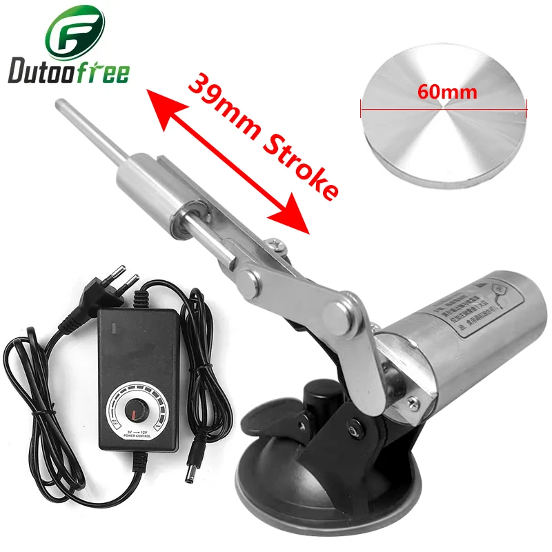 Mini Telescopic Linear Actuator 39mm Stroke with 60mm Aluminum Plate ...