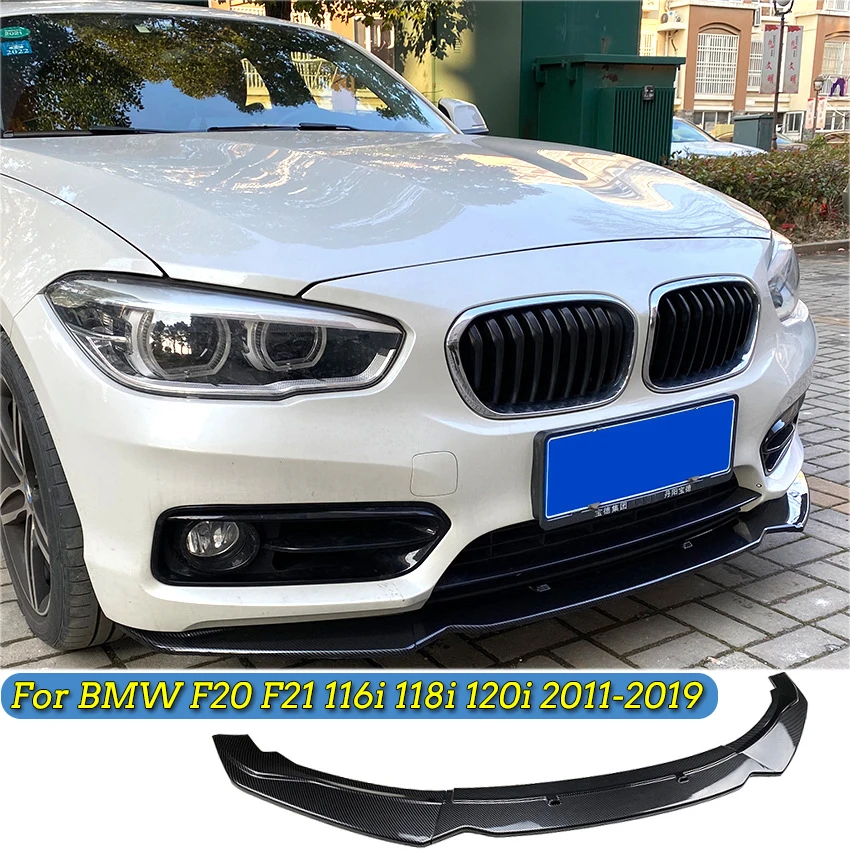 3pcs Car Front Bumper Lip Body Kit Spoiler Splitter PP Bumper Canard ...