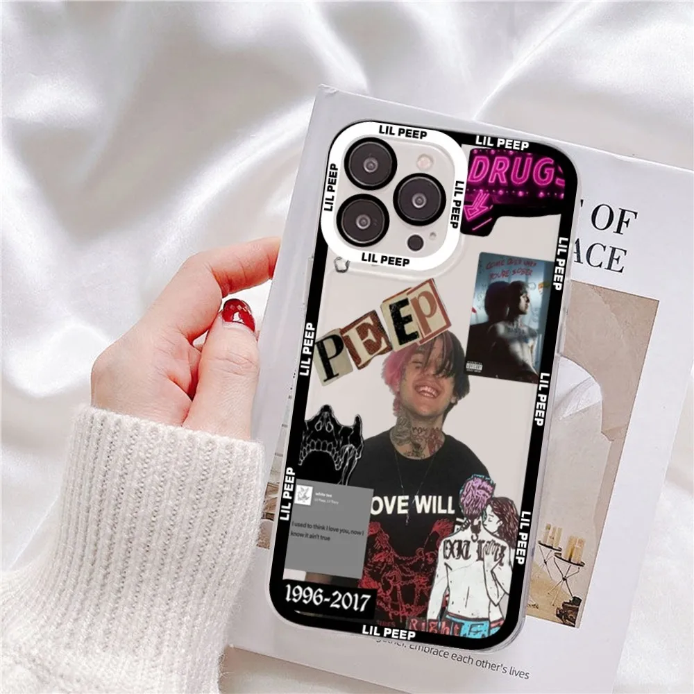 Hip Hop Rapper Lil P-Peep Phone Case For iPhone 16 15 14 13 12 11 Mini ...