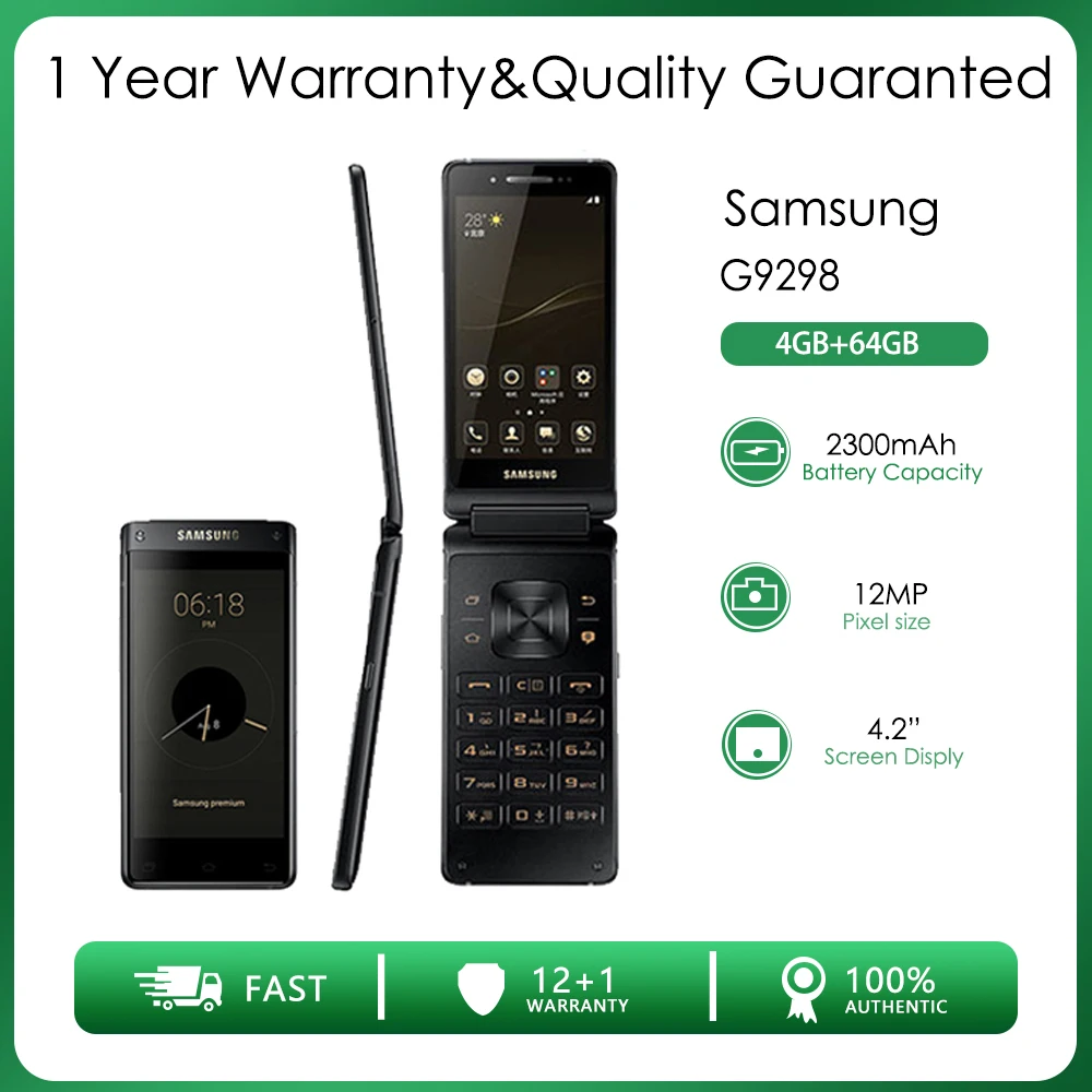 Original Unlocked Samsung G9298 Flip 4GB RAM 64GB ROM 12MP 4.2'' 2300mAh Android 4 Smartphone ...