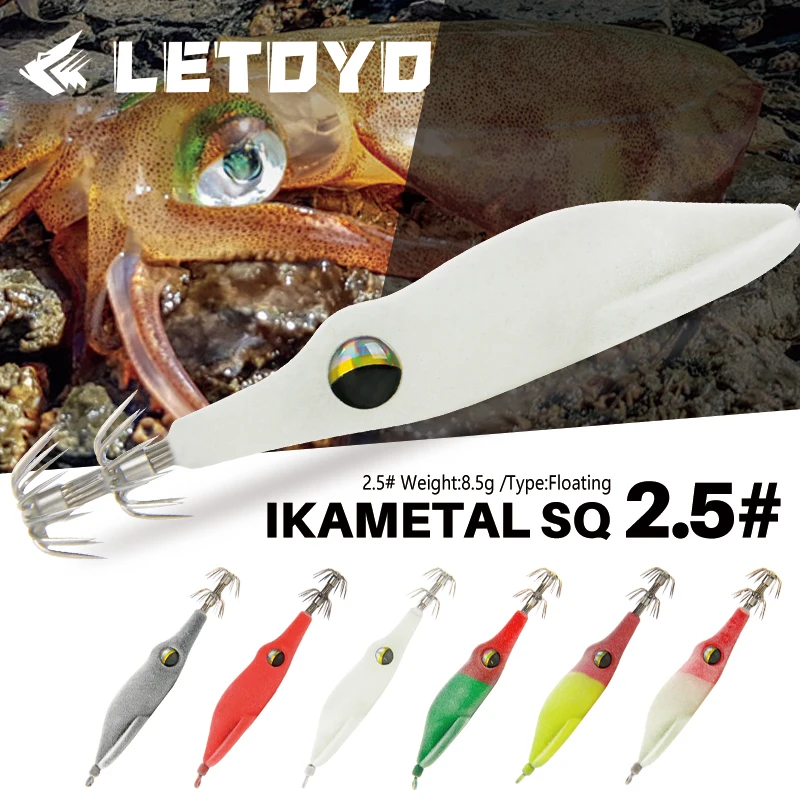 LETOYO-Soft-surface-floating-Sutte-100mm-8-5g-Luminous-squid-bait-eging-for-Webfoot-octopus ...