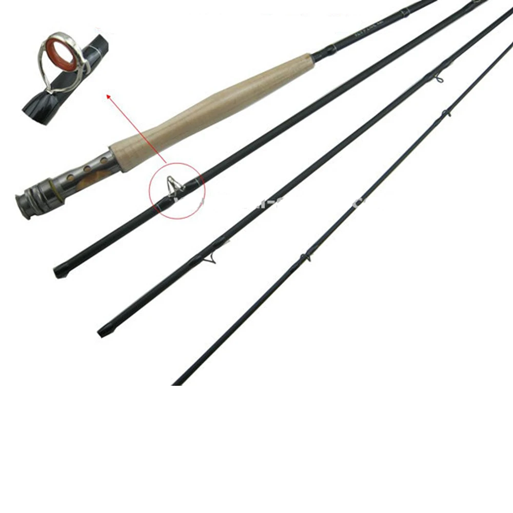 30T-40T-Carbon-9FT-Fast-Action-Fly-Fishing-Rod-LW6-AAA-Portugal-Cork ...