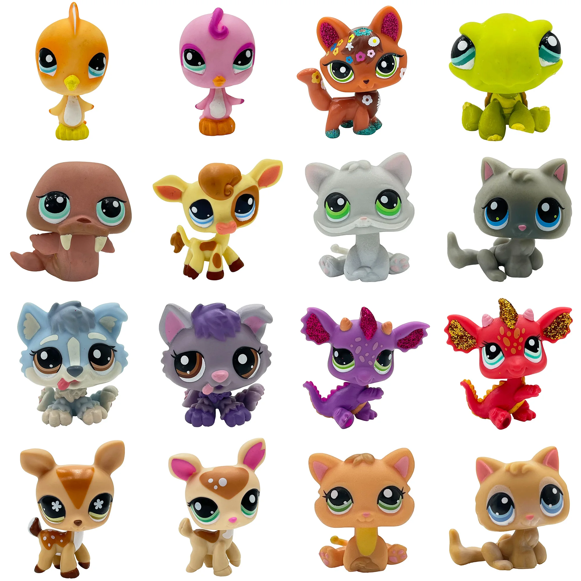 Littlest-pet-shop-toys-LPS-standing-pets-cute-deer-persa-cat-and-rabbit ...
