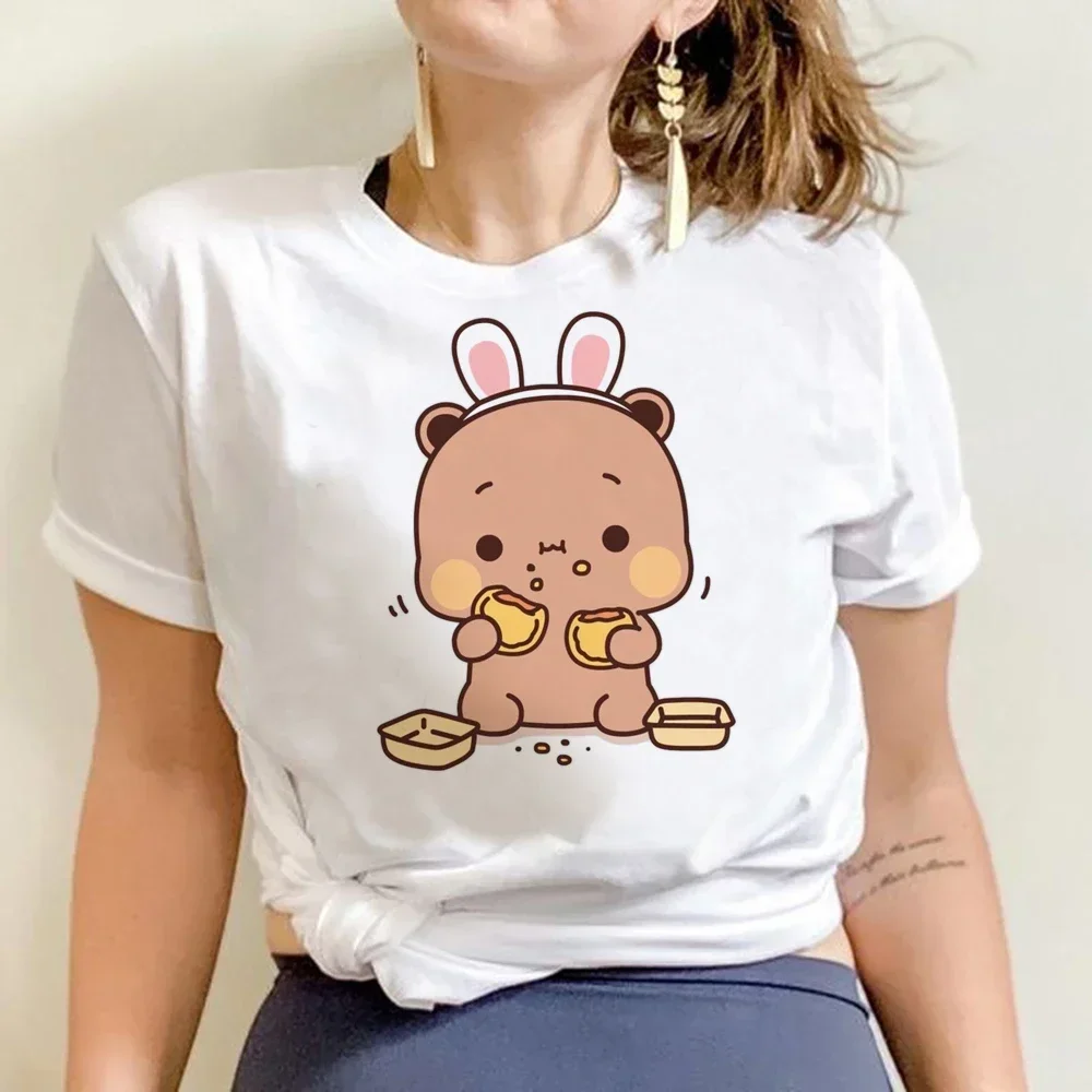2024-COTTON-Bubu-Dudu-Cartoon-T-Shirt-Women-Kawaii-90s-Y2k-Clothes ...