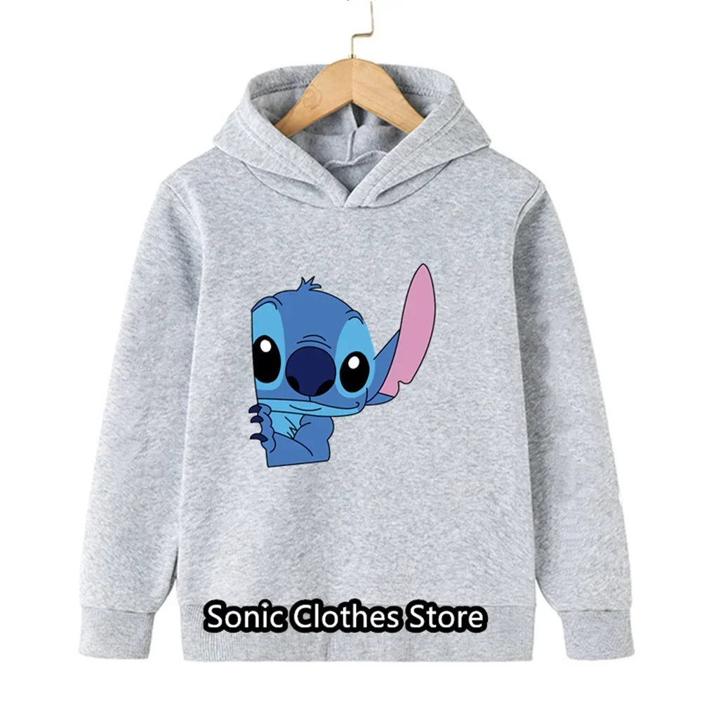 Sudadera con capucha de Disney Stitch para niñas y niños, ropa de ...