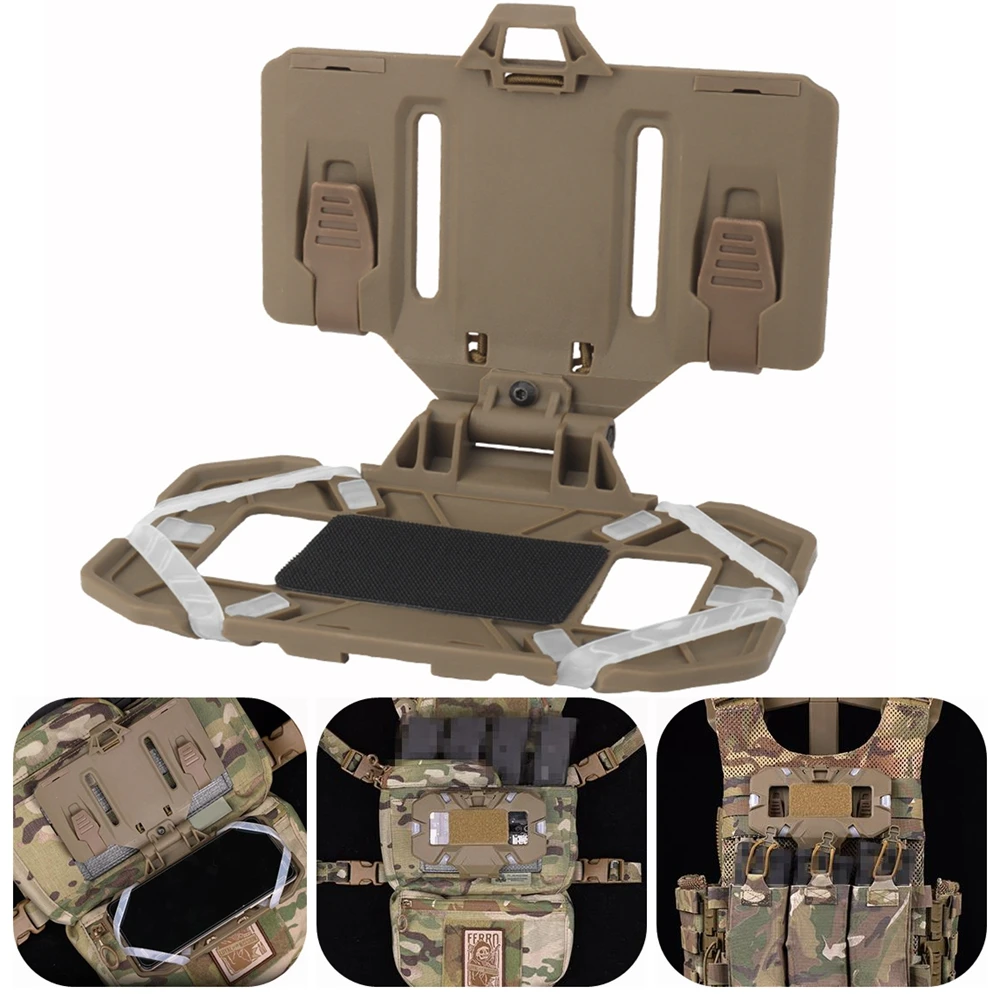 Tactical-Vest-Phone-Holder-Universal-Chest-Cell-Phone-Board-Plate ...