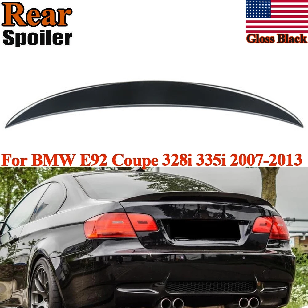 Rear Trunk Spoiler Lip For BMW 3-Series 328i 335i M3 E92 Coupe 2007 ...